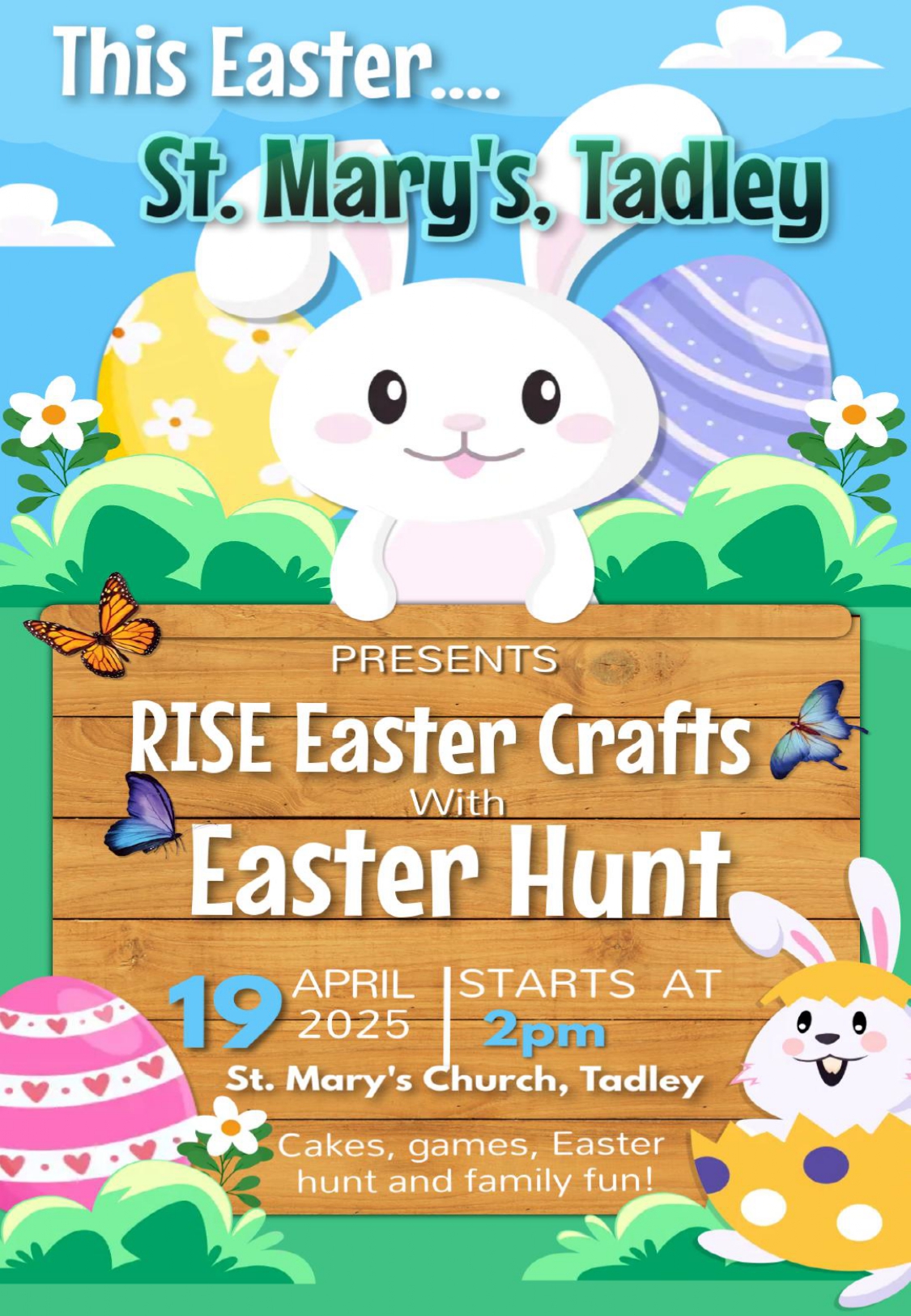 Easter Saturday Craft with Easter Hunt 19th April 2025 – St. Mary's ...